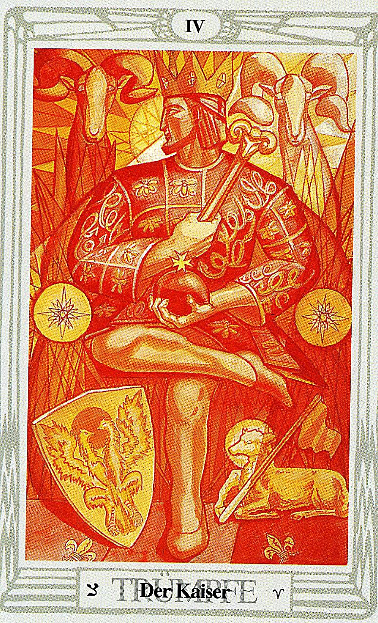 Aleister Crowley Thoth Tarot Hermit